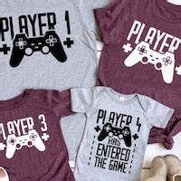 Comfort Colors® Player 1 And Player 2 Shirt Matching Couple Shirts Gamer Couple T