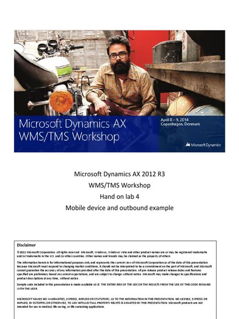 Microsoft Dynamics Ax 2012 R3 Warehouse Management Hands On Lab 4 Pdf