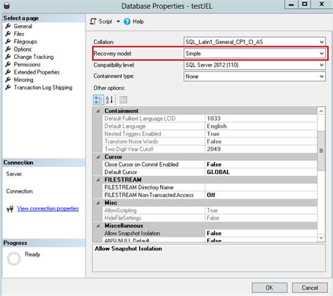 How To Check Database Recovery Model In Sql Server Using Query Templates Sample Printables
