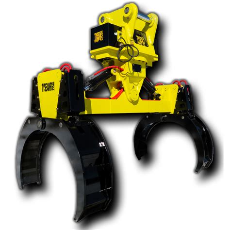 Excavator Attachment Pipe Grabber Handler 3 Tysea Manufacturing Inc