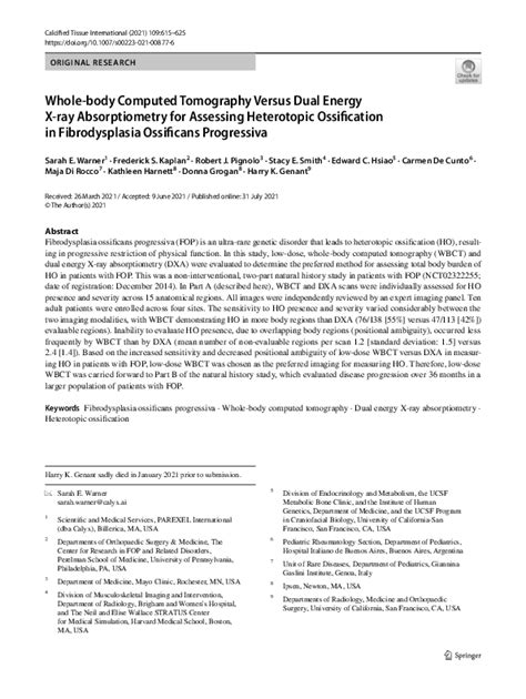 Pdf Whole Body Computed Tomography Versus Dual Energy X‑ray Absorptiometry For Assessing