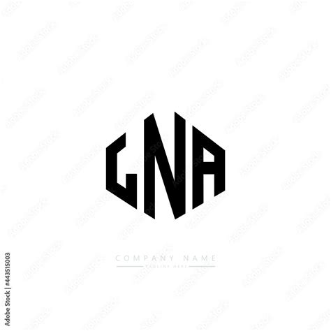 Lna Letter Logo Design With Polygon Shape Lna Polygon Logo Monogram Lna Cube Logo Design Lna