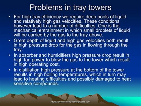 Types Of Distillation Column Internals Design Talk