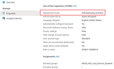 Self Deploying Preview Auto Pilot Profile Gets Stuck At Step 2