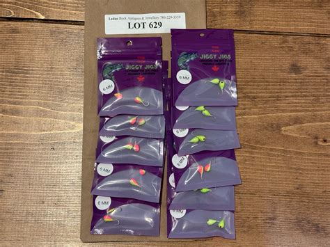 Jiggy Jigs Vivid Glow Jigs 6mm Beck Auctions Inc