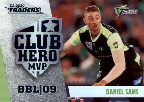 Daniel Sams Club Hero 2020 21 Tla Cricket Australia And Bbl — Ja Jas Collectables