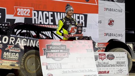 Kyle Larson Takes Checkers At Eldora With Castrol Floracing Night In America