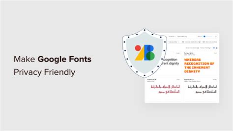 Hur man gör Google Fonts sekretessvänliga sätt