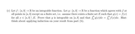 Solved 1 For Every Part Of The Problem Let A B Be Real Chegg Com