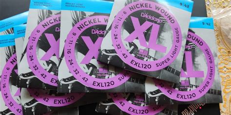 Daddario Electric Guitar String Set Gauge 9 Hobbies And Toys Music