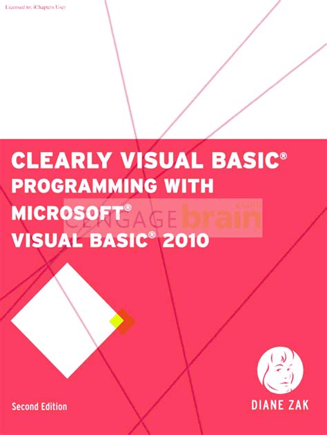 Fillable Online Cengagebrain Co Clearly Visual Basic Programming With Microsoft Visual