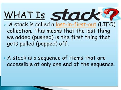 Stacks In Datastructure Pptx Programming Languages Computing