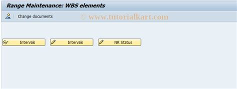 CJPN SAP Tcode Number Range Maintenance Project Items