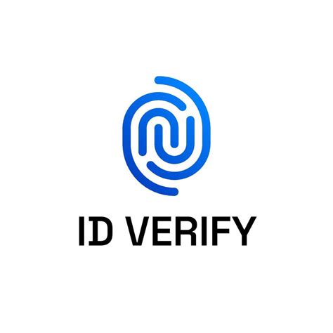 Fingerprint Id Authentication Safety Identity Logo 43552385 Vector Art