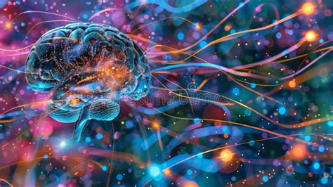 Neural Network Brain Concept Digital Mind Synapses Stock Image Image Of Cognition Science