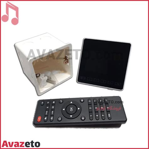 آمپلی فایر دیواری لمسی پنل موسیقی مدل Sos Jx802 فروشگاه آوازتو