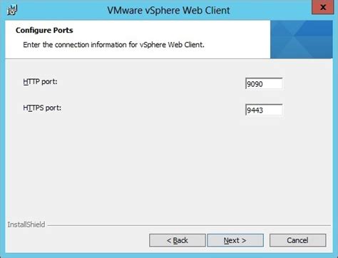 VSphere Web Client Installation VMware ESXi