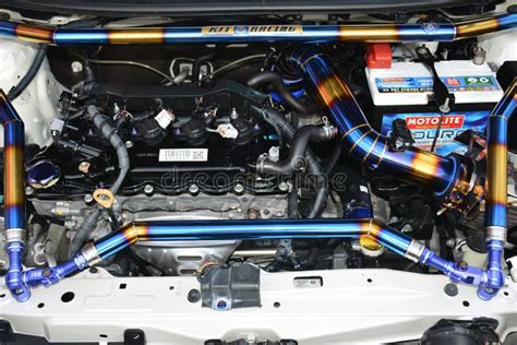 Toyota Vios Engine At Bumper To Bumper Car Show In Pasay Philippines