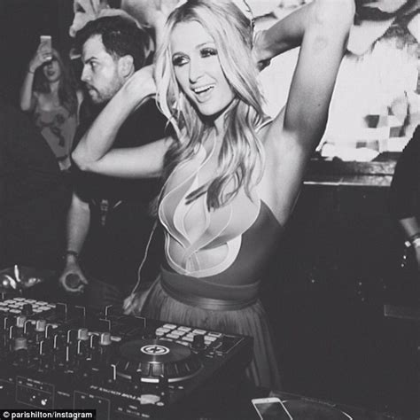 Paris Hilton On La Set Of Her Music Video High Off My Love Daily Mail