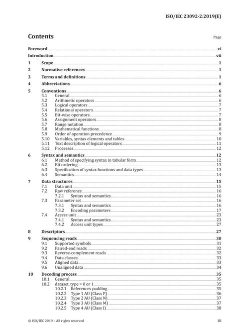 ISO IEC 23092 2 2019 Information Technology Genomic Information Representation Part 2 Coding