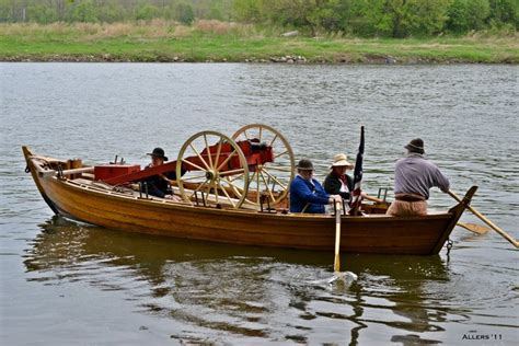 The Big Row Transporting A Cannon By Boat