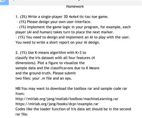 Solved Write A Single Player 3d 4 Times 4 Times 4