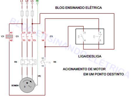 Como Acionar Um Motor Elétrico Em Vários Pontos Diferentes Ensinando