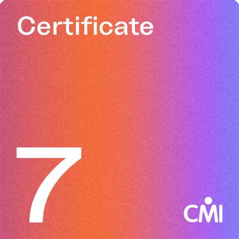 Cmi Level 7 Certificate In Strategic Leadership And Management
