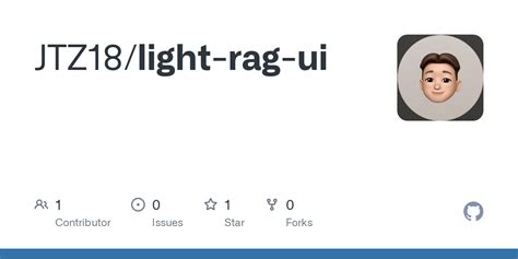 Github Jtz18light Rag Ui