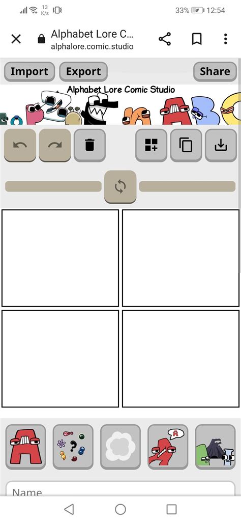 Alphabet Lore Comic Maker Got An Update Ralphabetfriends