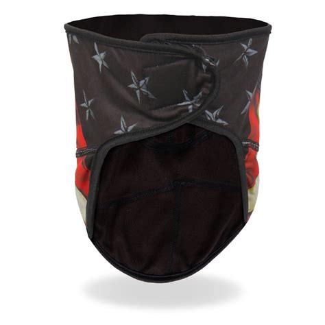 Hot Leathers Fwc2002 American Flag Face Wrap Neck Warmer Milwaukee