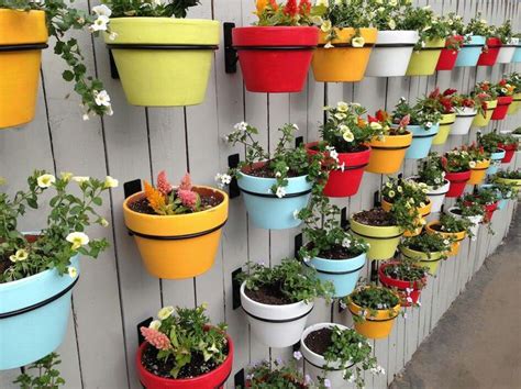 Lots Of Pots Flower Pots Outdoor Garden Wall Flower Pots