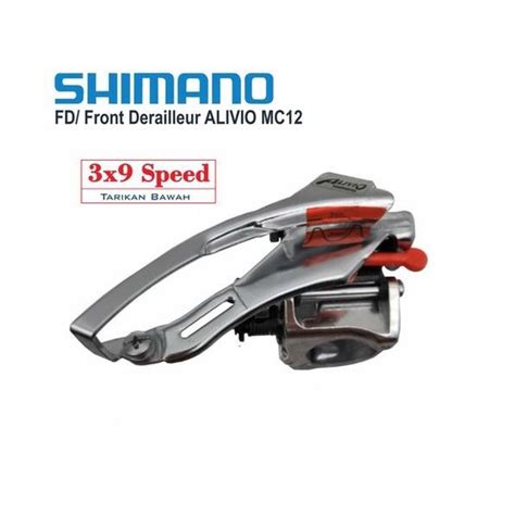 Jual Fd Shimano Alivio Mc12 3 Speed Japan Operan Gigi Front Derailleur Sepeda Balap Mtb Tarikan