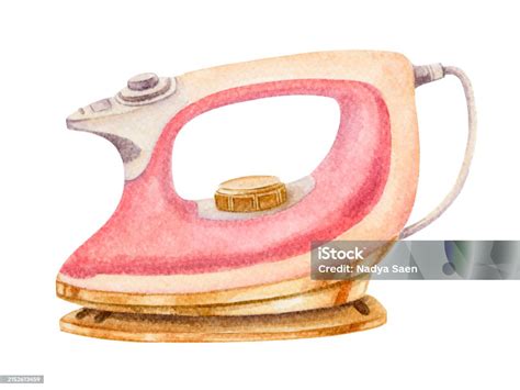 아이언 핑크와 골드 손으로 그린 수채화 그림 빈티지 스타일 보헤미안 미학의 부드러운 색상 그림 여성의 취미 테마 디자인을 위한 바느질 용품 0명에 대한 스톡 벡터 아트 및