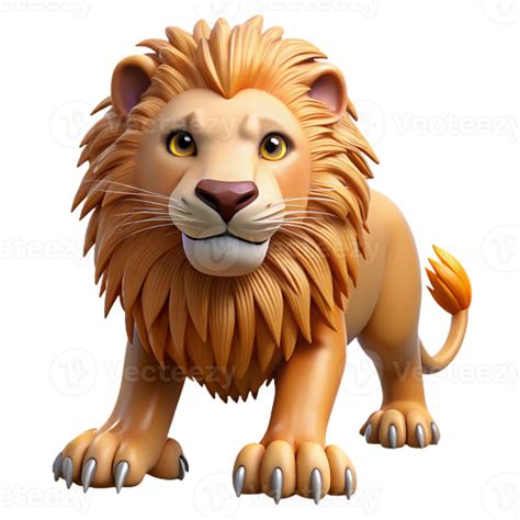 Splendid Elegant Hyper Specific Photorealistic Professional Render Of An Isolated Nemean Lion