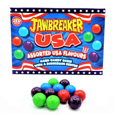 Zed Candy Jawbreakers Usa Box 140g — Happy Candy Uk Ltd