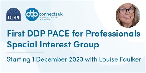 First Ddp Pace For Professionals Special Interest Group Starting