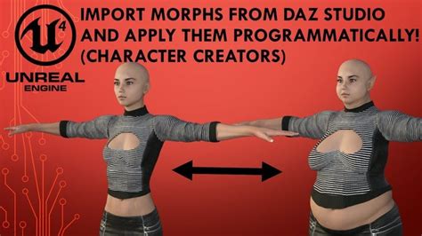 UE4 Programmatically Control Imported Morphs From Daz 3D And Add