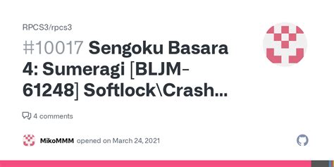 Sengoku Basara 4 Sumeragi Bljm 61248 Softlockcrash When Loading