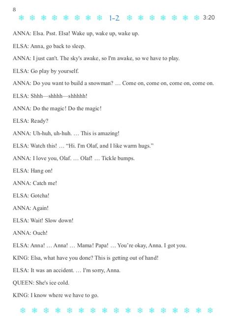 Elsa Frozen Dialogue At Lindsay Mullen Blog