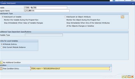 Abap如何设置观察点abap Debug 观察点 Csdn博客