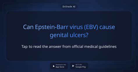 Can Epstein Barr Virus Ebv Cause Genital Ulcers