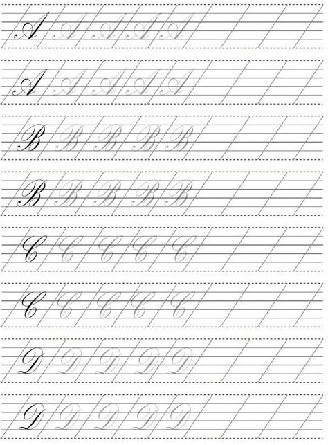 Новости | Cursive writing practice sheets, Calligraphy alphabet ...