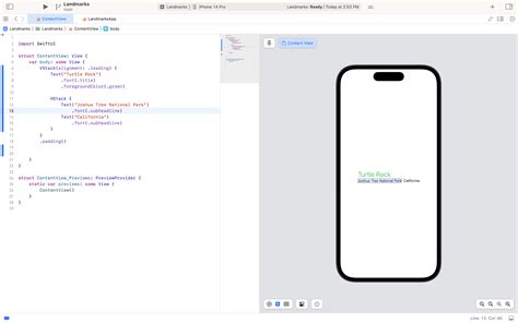 Swiftui Swiftui Tutorial 따라해보기 1 Creating And Combining Views