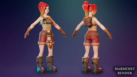 novice girl unreal engine asset