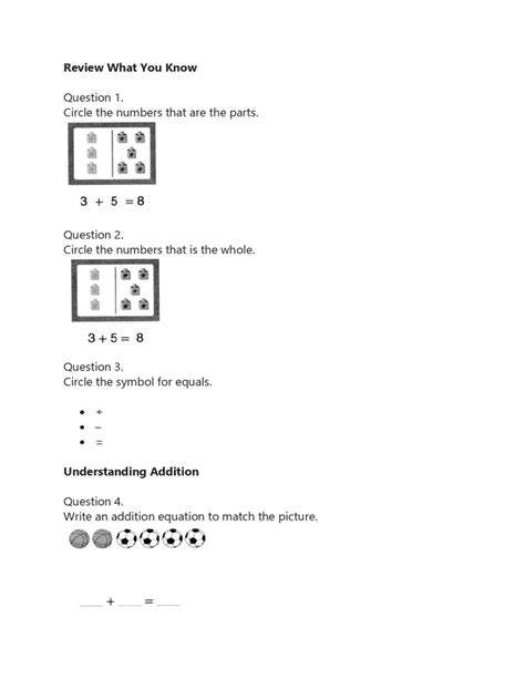 Topic 2 Fluently Add And Substract Within 10 Pdf Cognition Learning