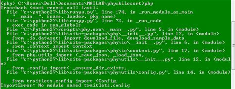 Import Errors Running Phy · Issue 783 · Cortex Labphy · Github