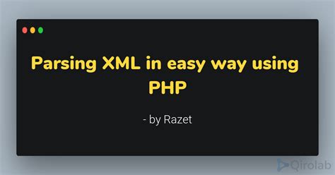 Parsing Xml In Easy Way Using Php Qirolab