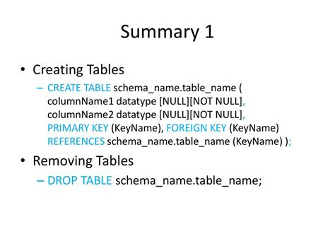 Mis Data Analytics Sql Putting Information Into A Database Ppt