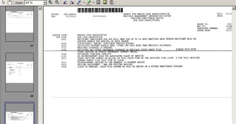 Medicaid Eob And Denial Reason Codes Medical Billing And Coding Procedure Code Icd Code